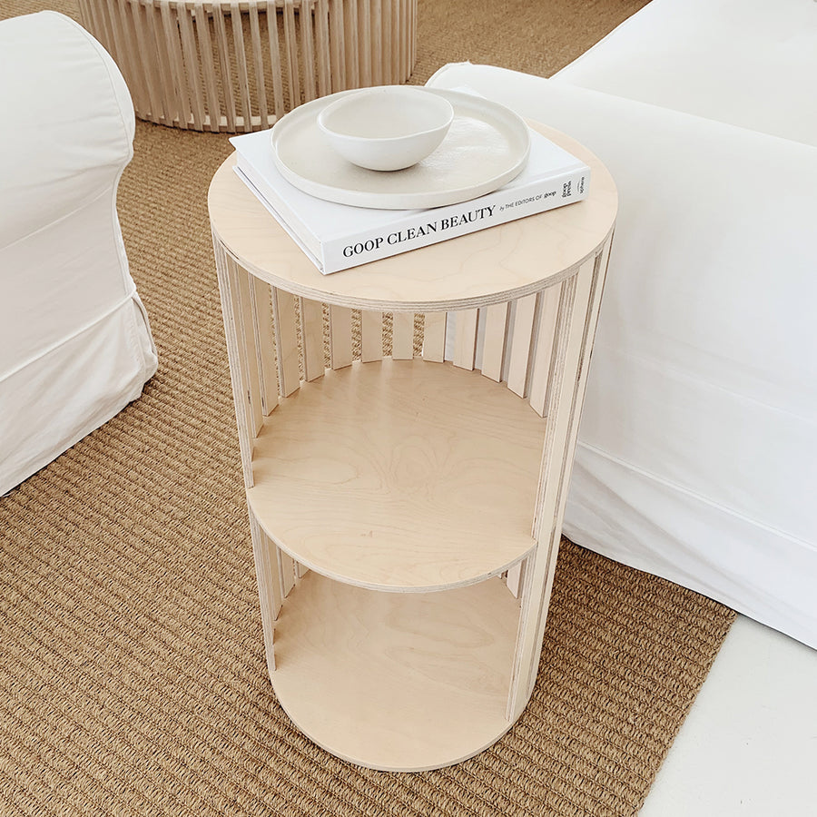 SLATTED SIDE TABLE - Home Furniture | Coal Interiors | Side Tables